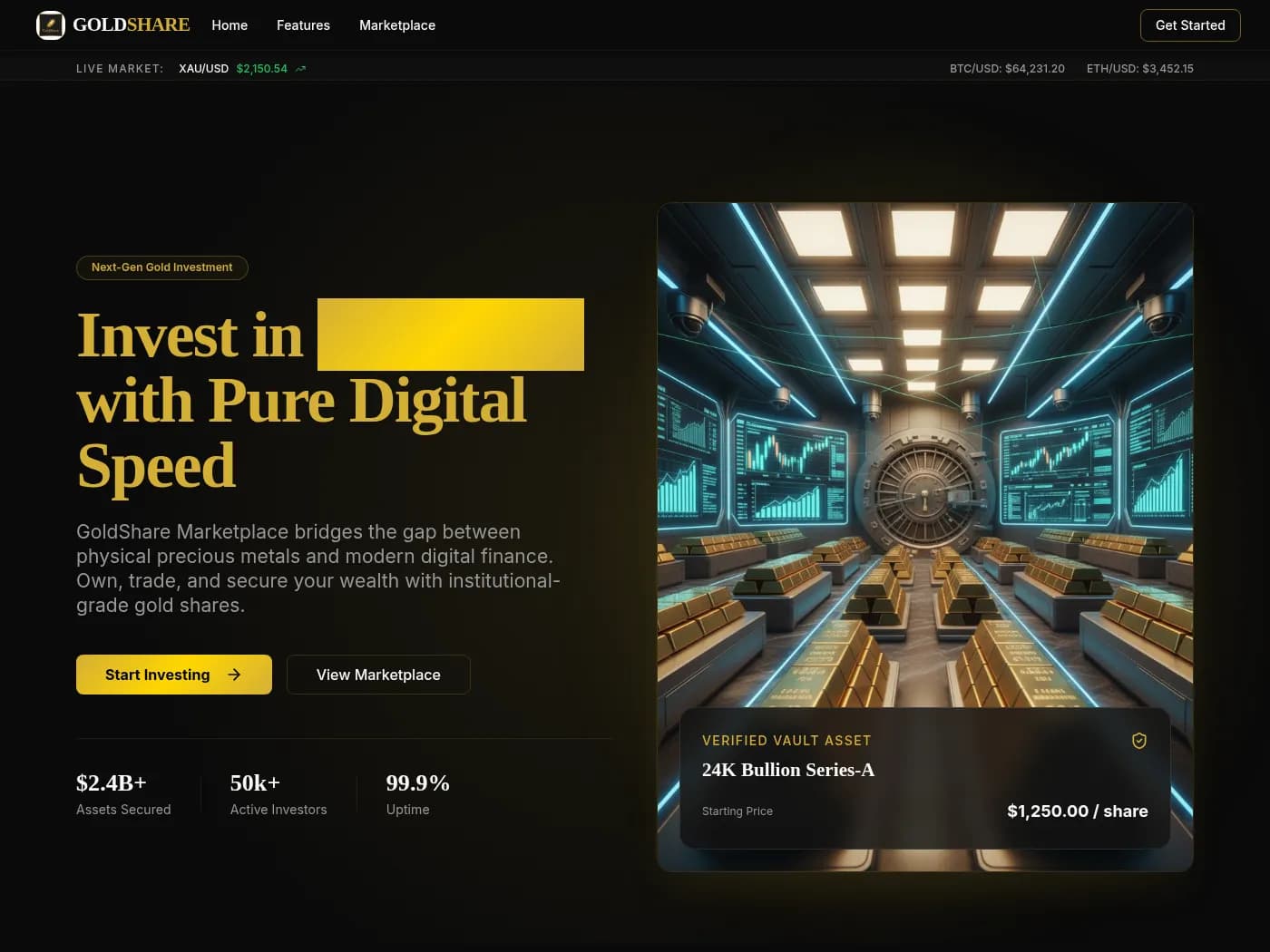 GoldShare Marketplace
