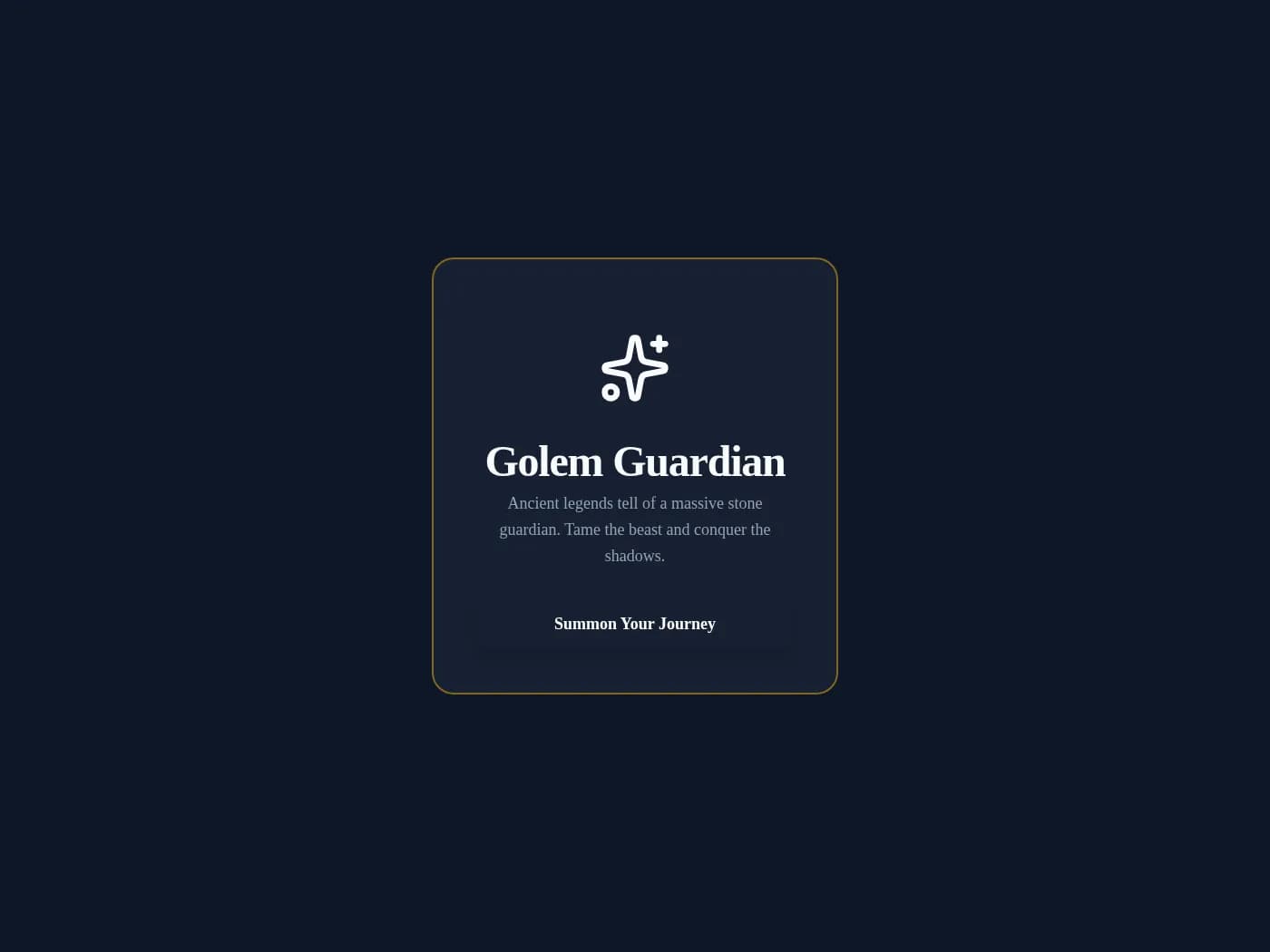 Golem Guardian Quest