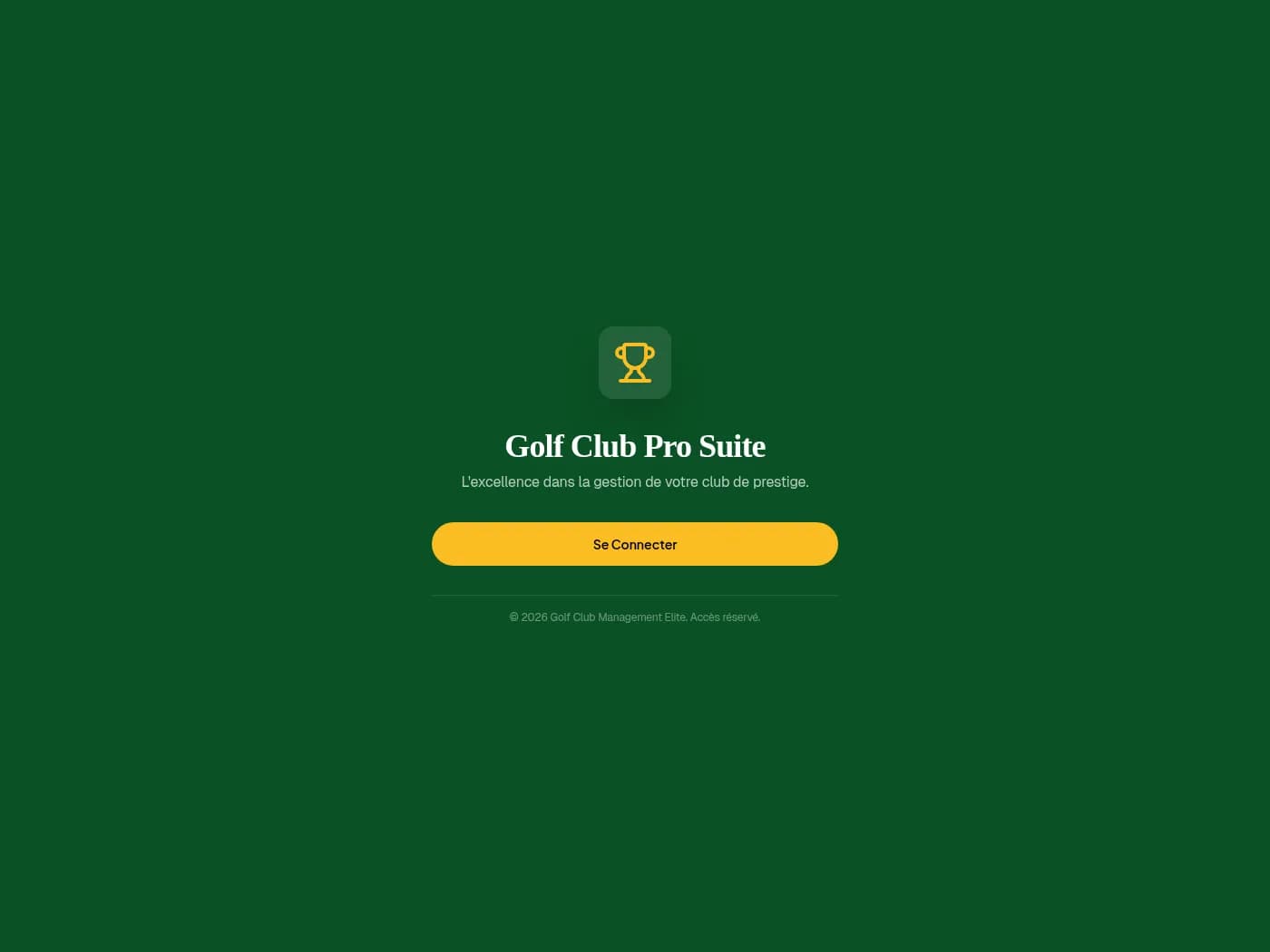 Golf Club Pro Suite