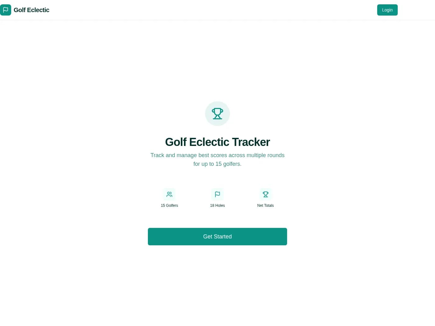 Golf Eclectic Tracker