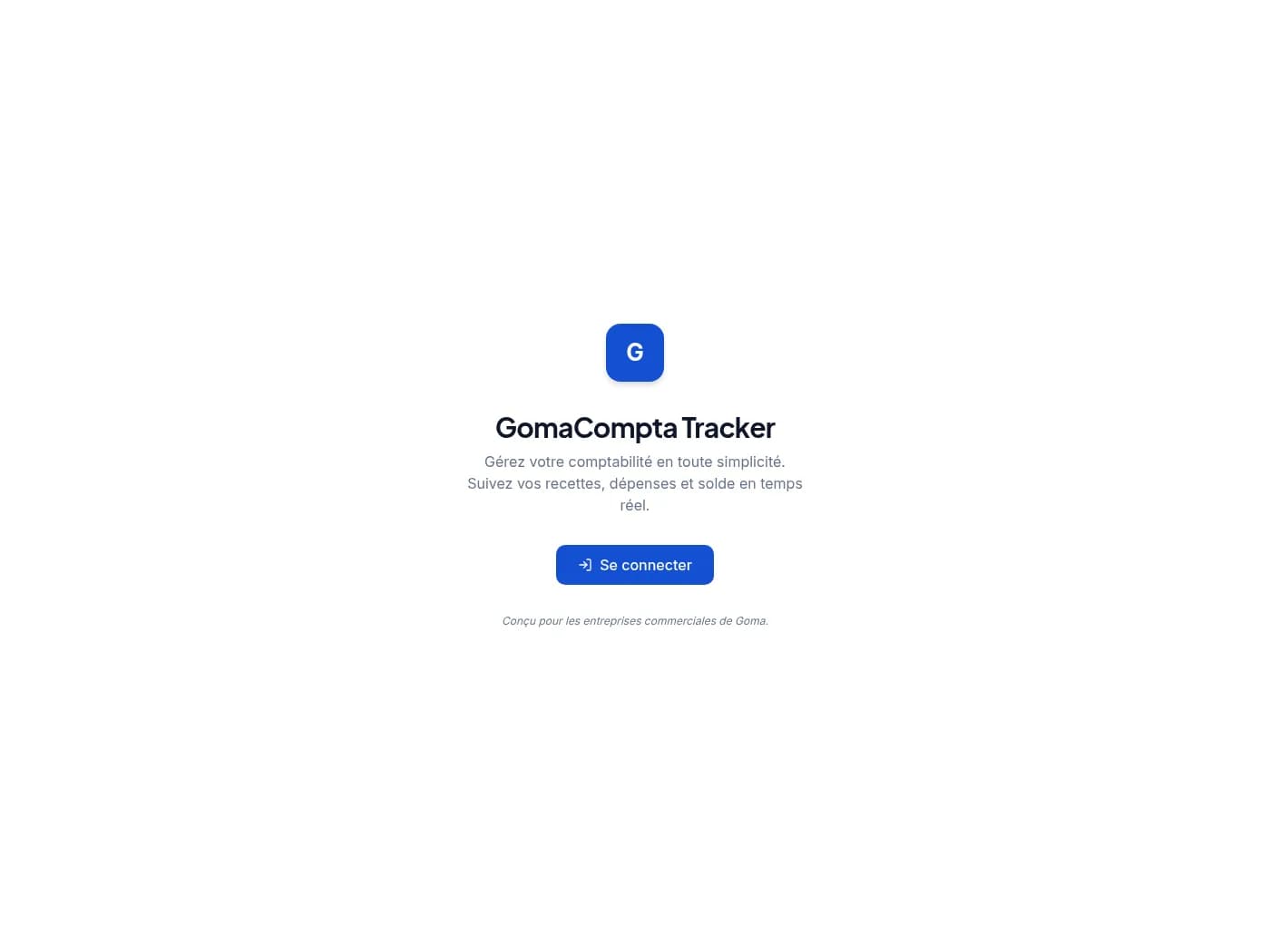 GomaCompta Tracker