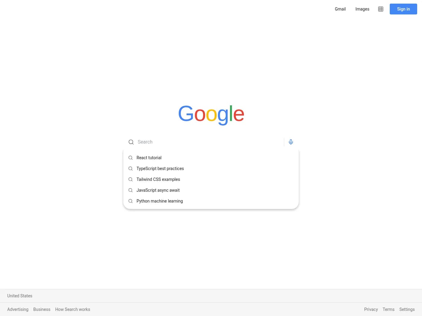 SearchEngine Clone