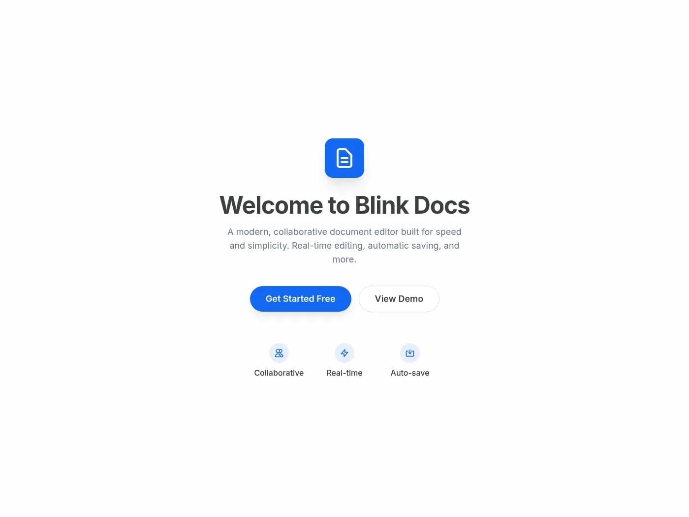 Google Docs Clone