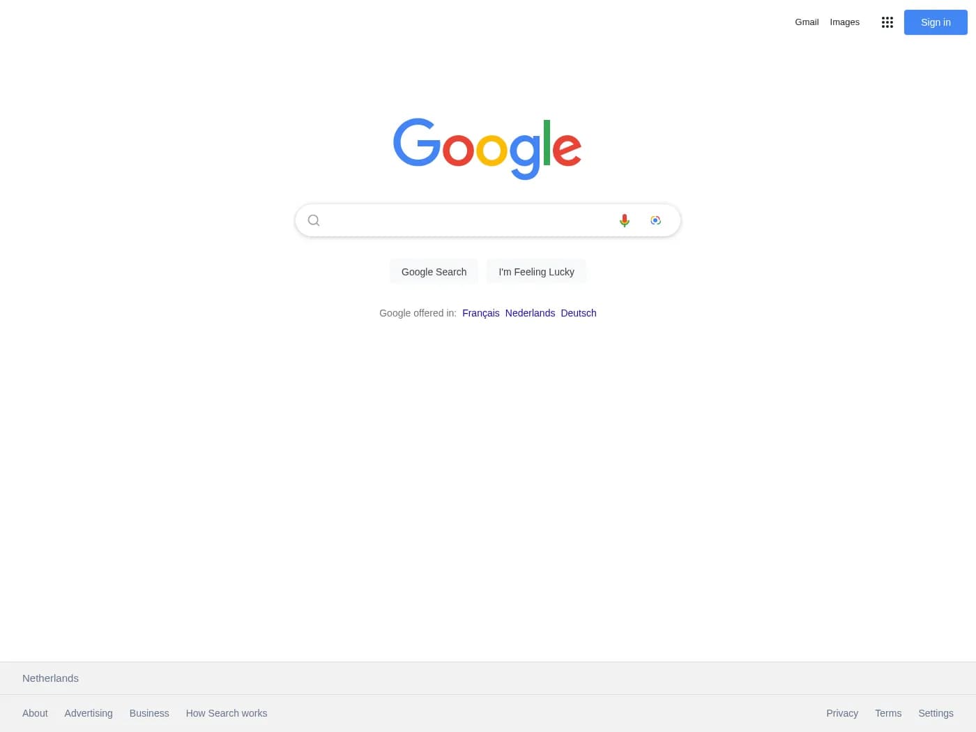 Google Homepage Clone