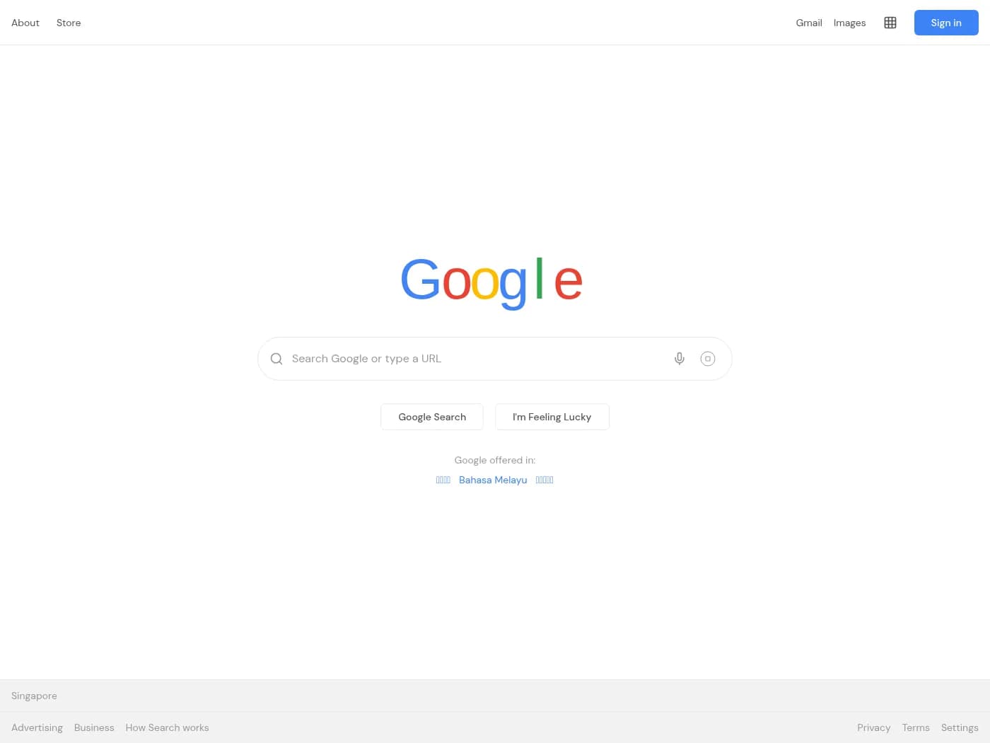 Google Homepage Clone
