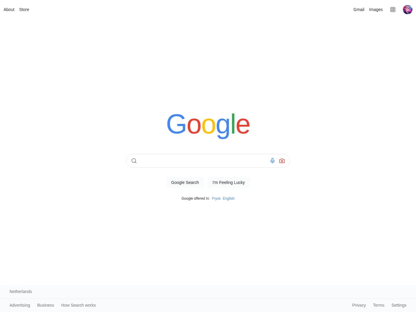 Google Homepage Clone