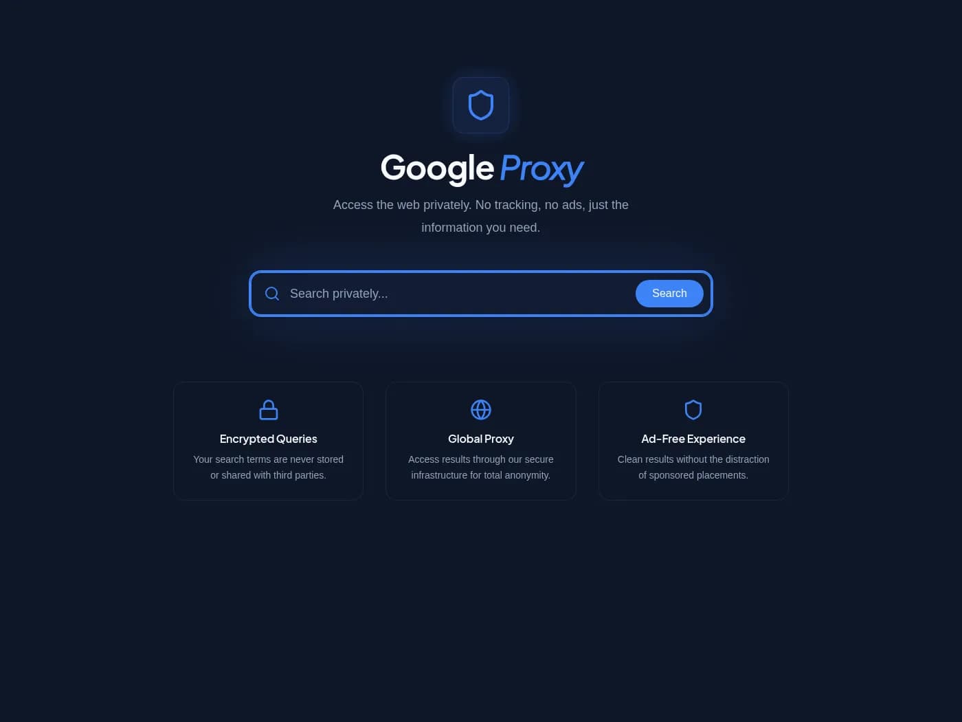 Google Proxy Web
