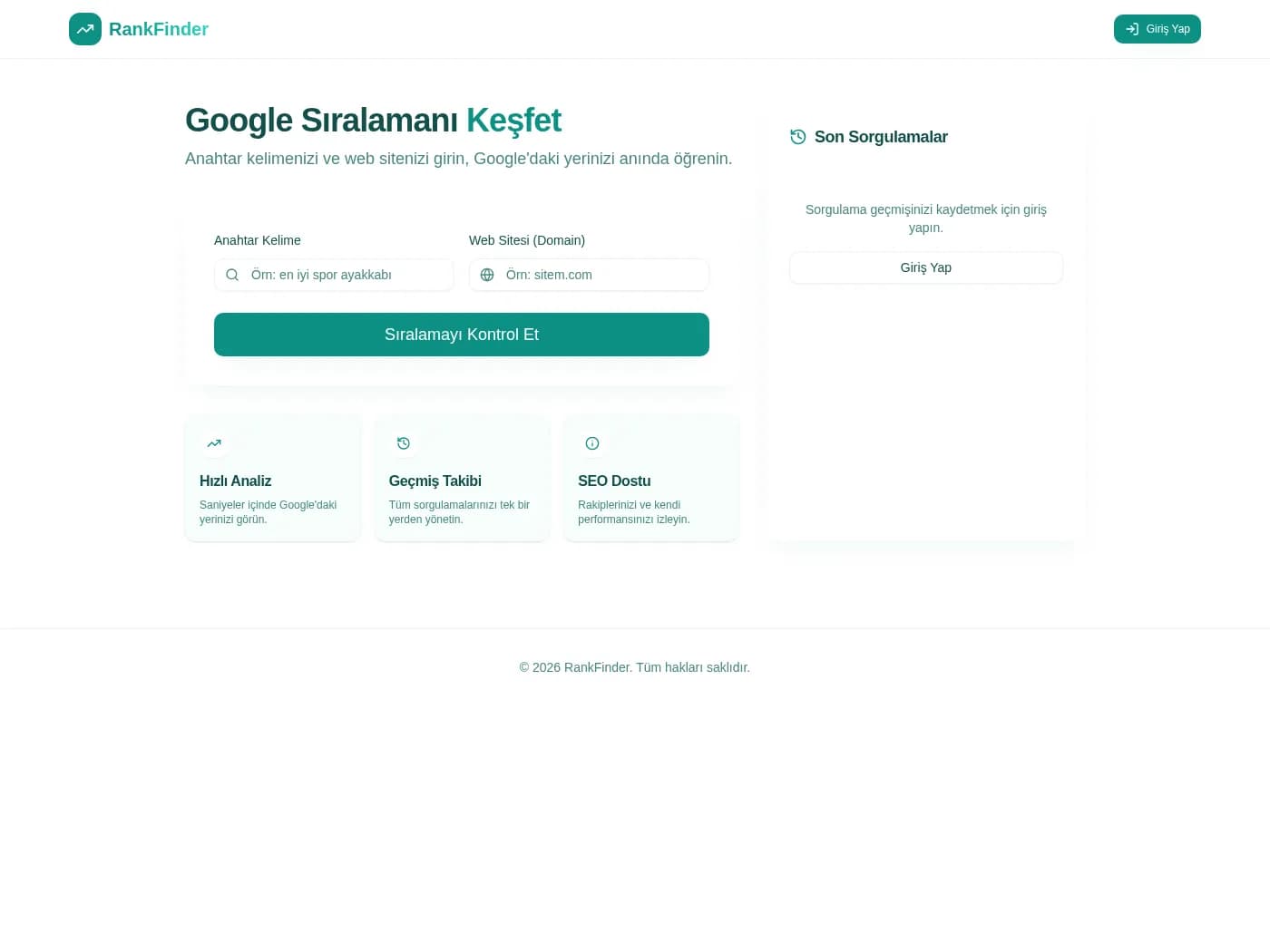 Google Position Finder