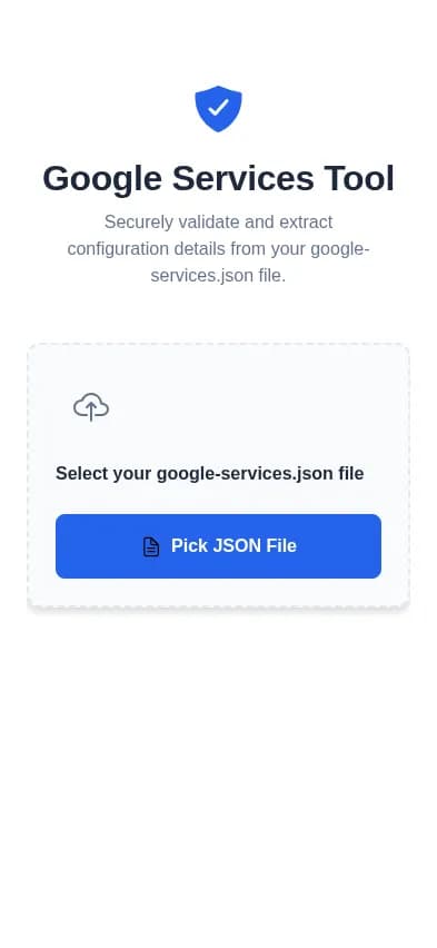 Google Services Configurator