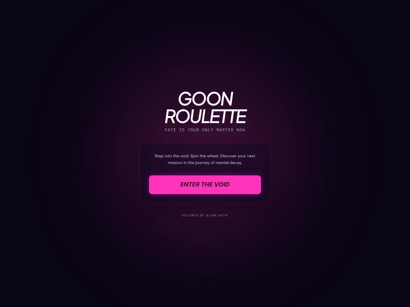 Goon Roulette