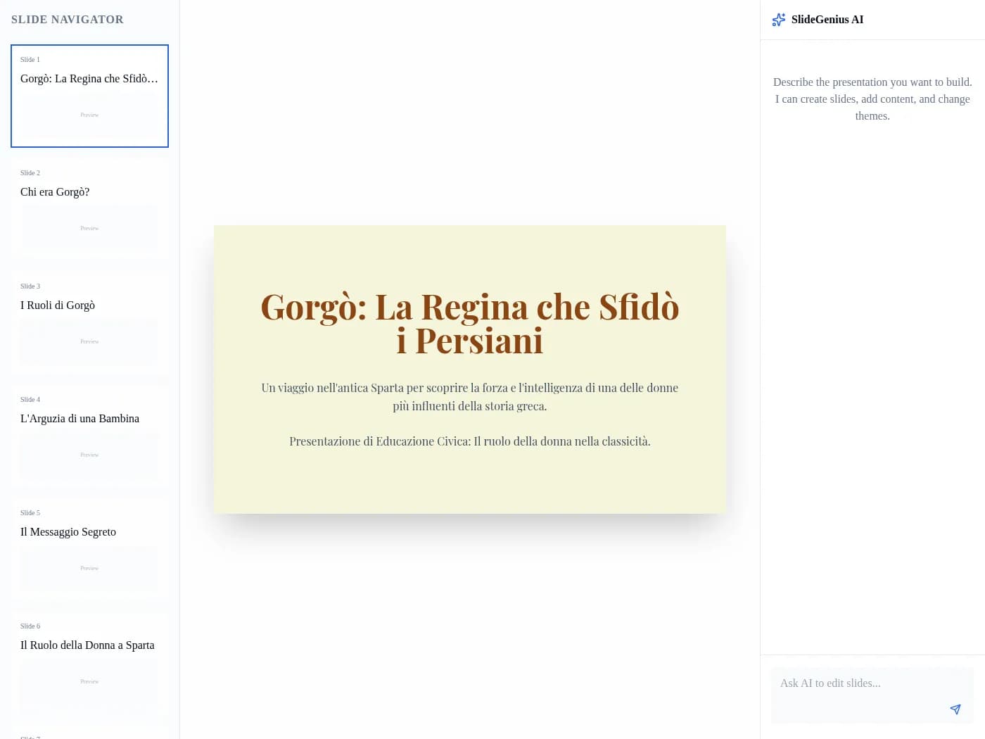Gorgò Presentation Slides