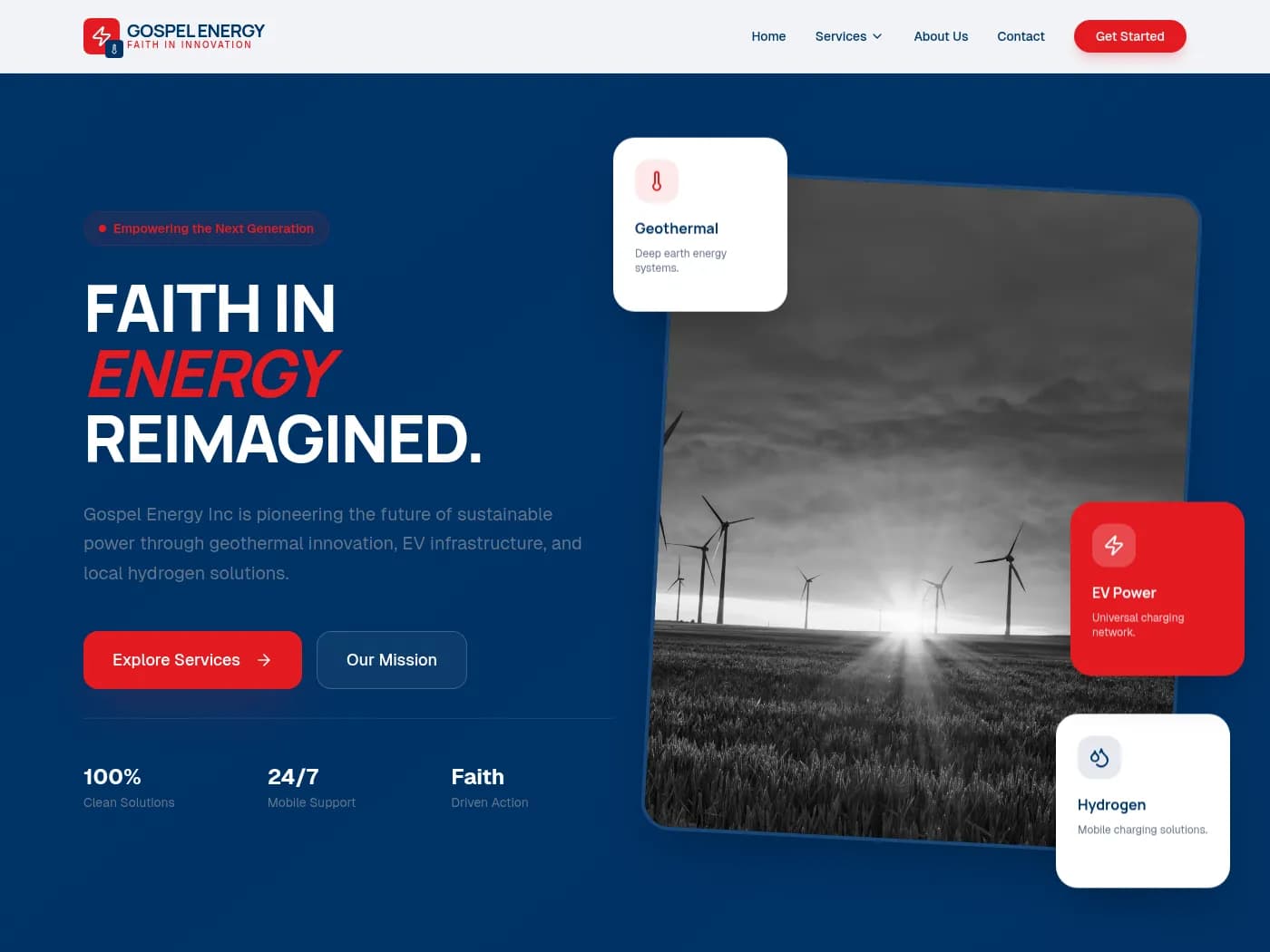 Gospel Energy Inc Website