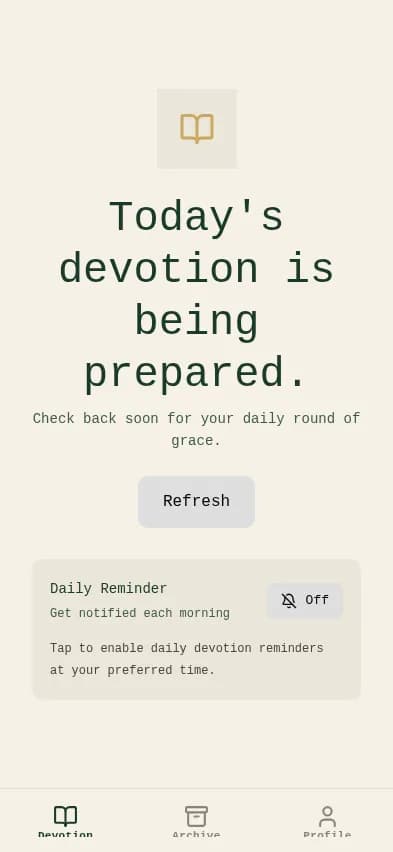 Gospel Golf Devotional App