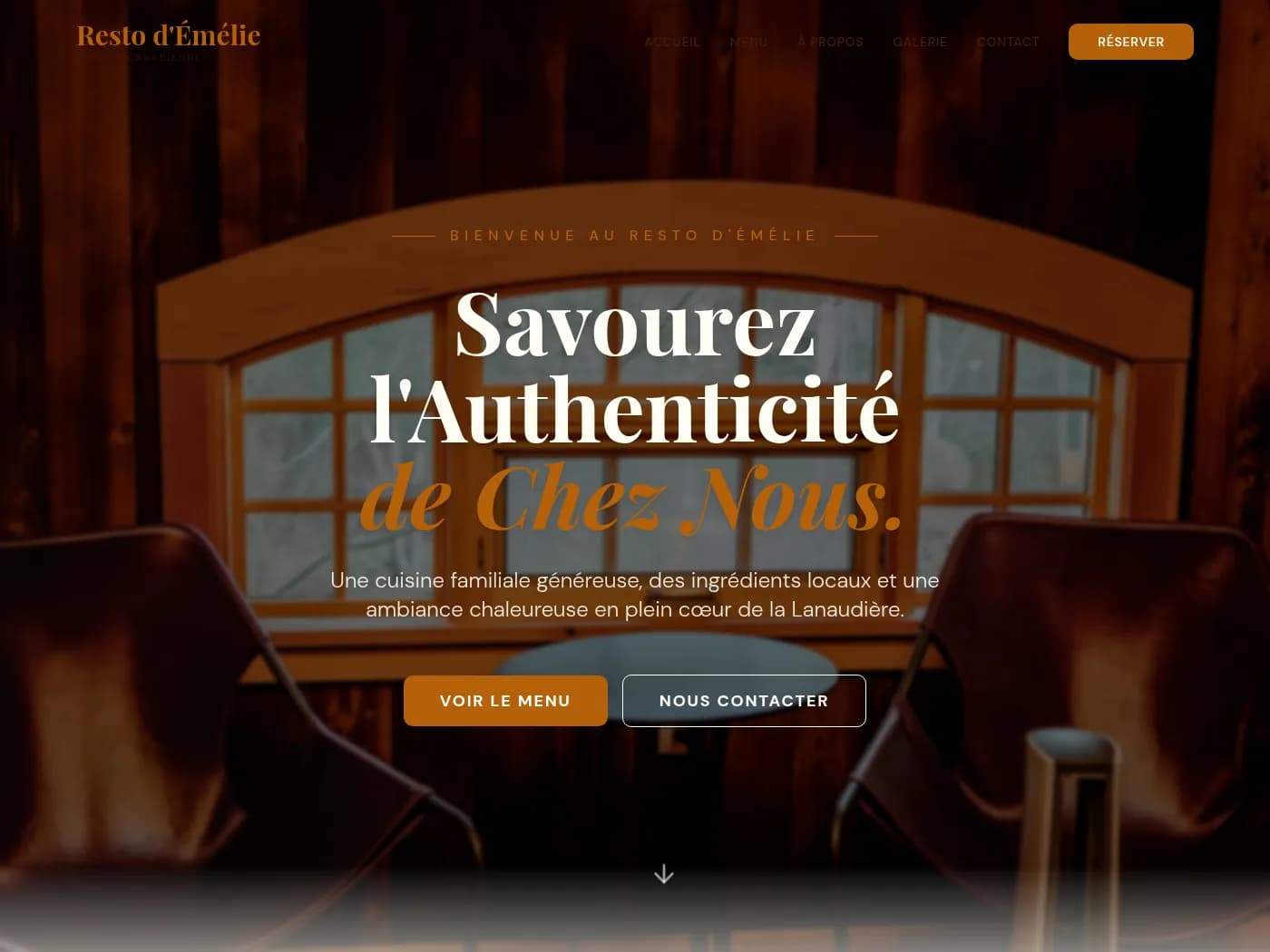 Le Gourmet Bistro Site