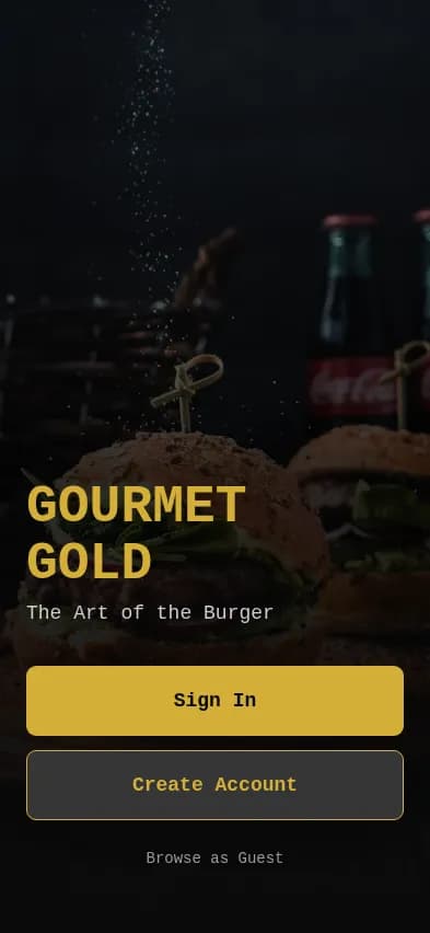 Gourmet Burger App