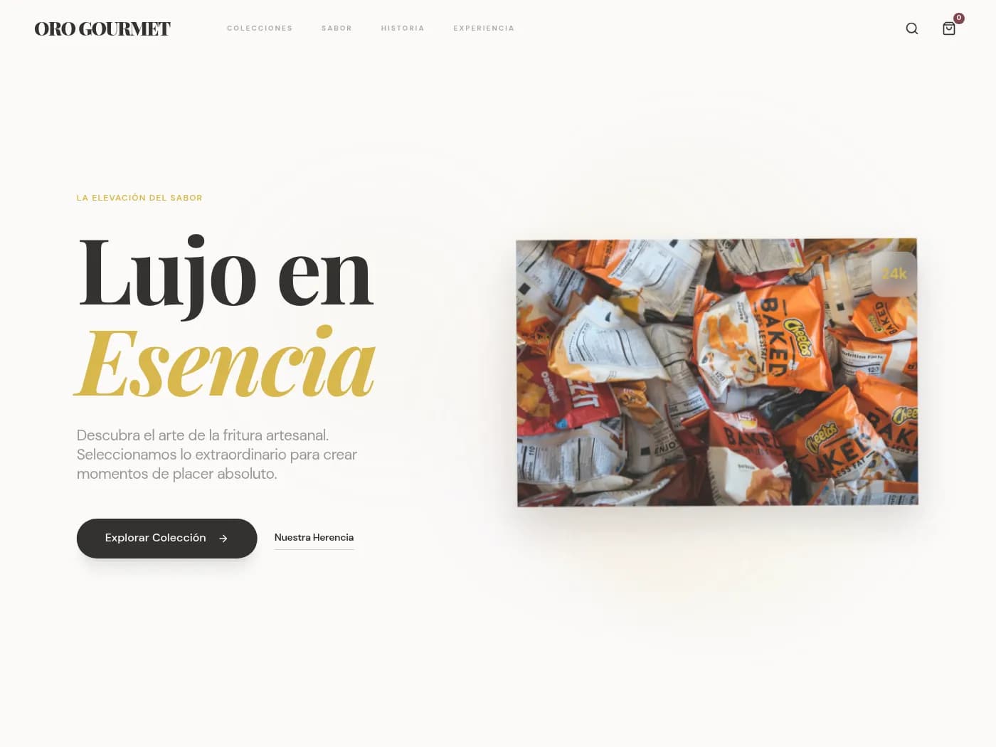Gourmet Snacks Web App