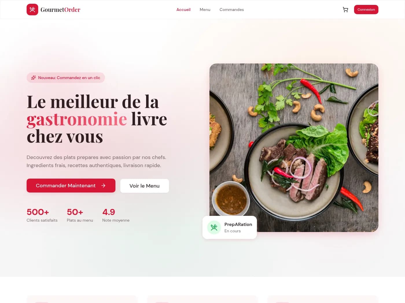 GourmetOrder Pro
