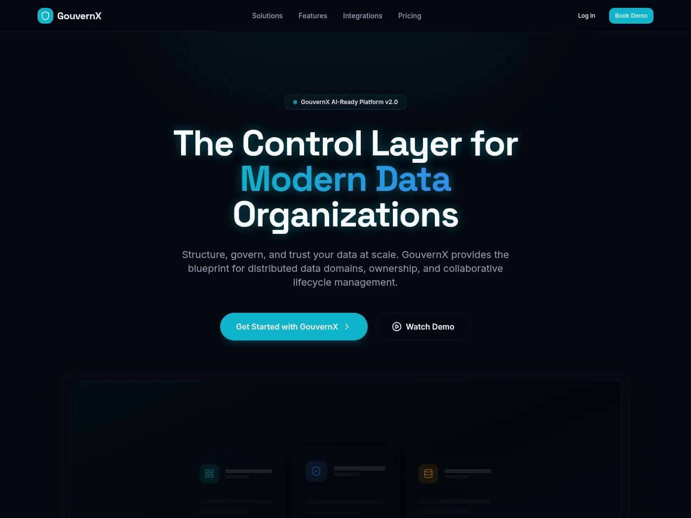 GouvernX Web Redesign