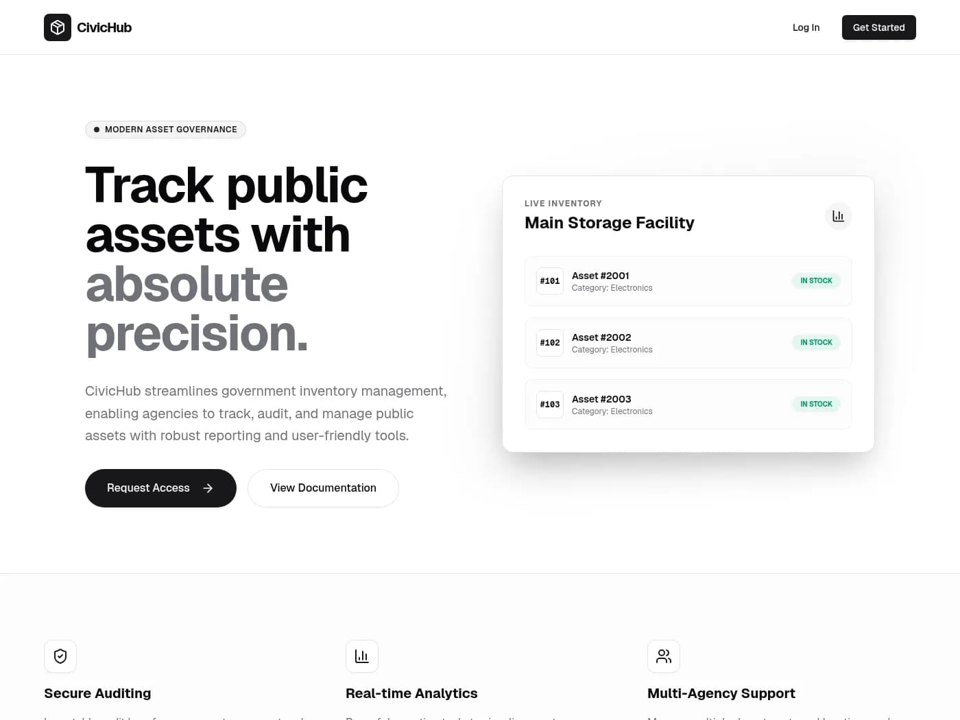 Civic Inventory Hub