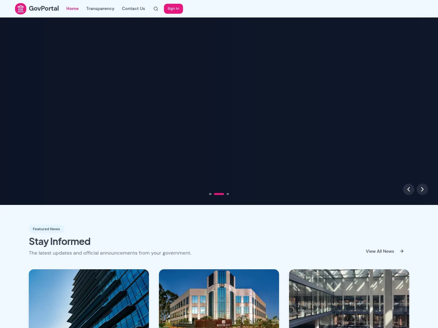 GovShowcase Portal