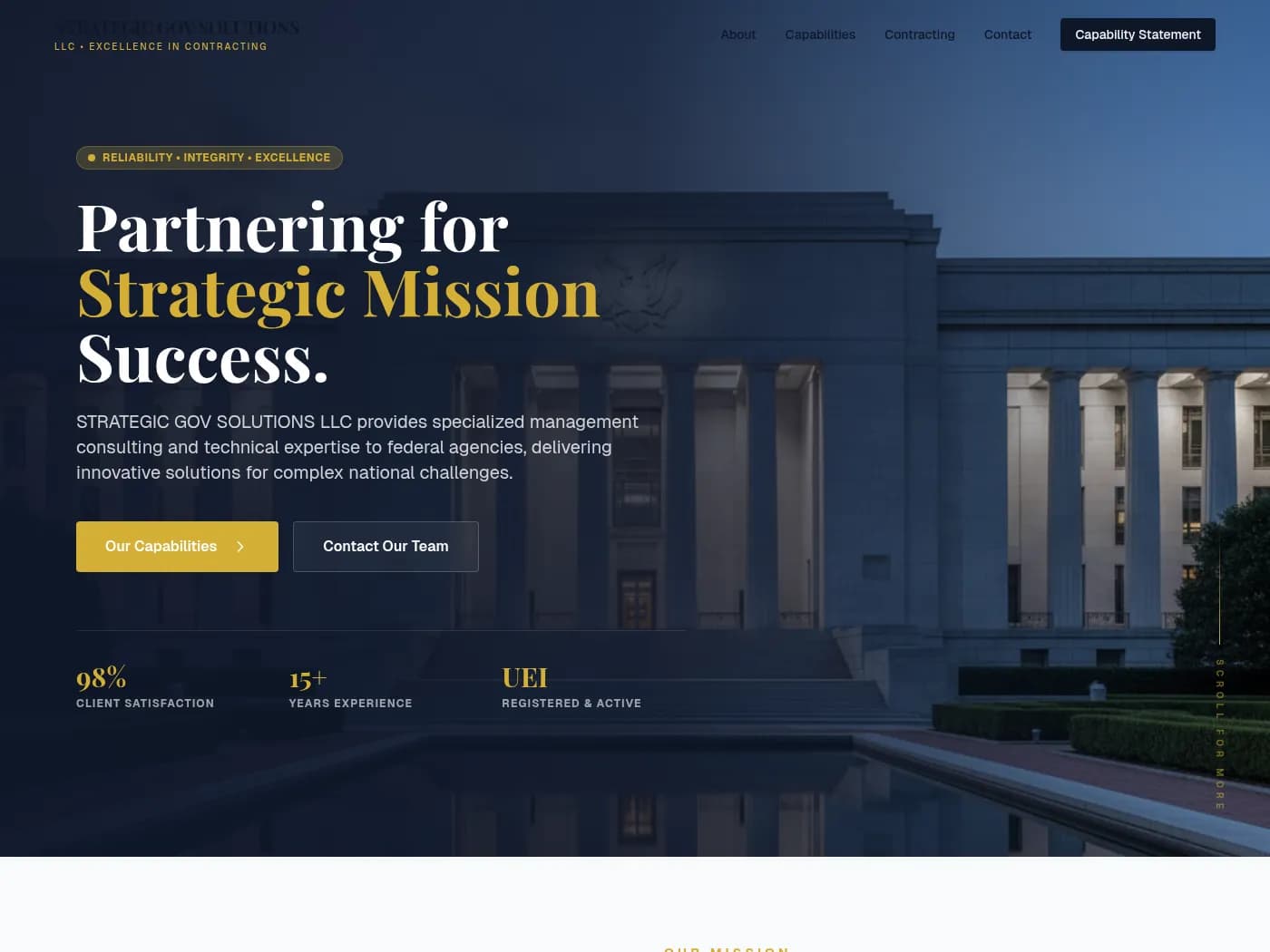 Strategic Gov Solutions Site