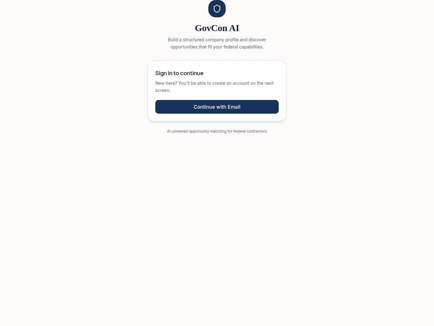 GovCon AI POC Platform