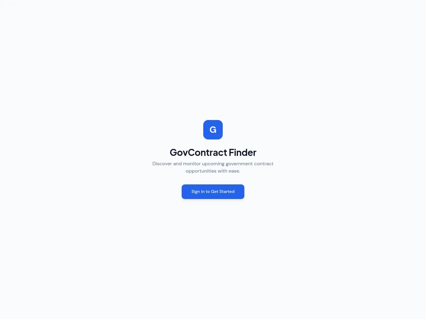 GovContract Finder