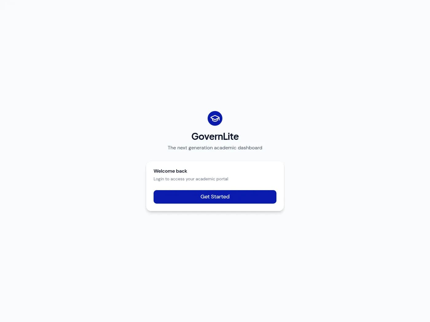 GovernLite Dashboard
