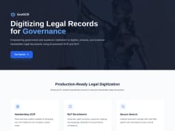 GovOCR Legal Records System