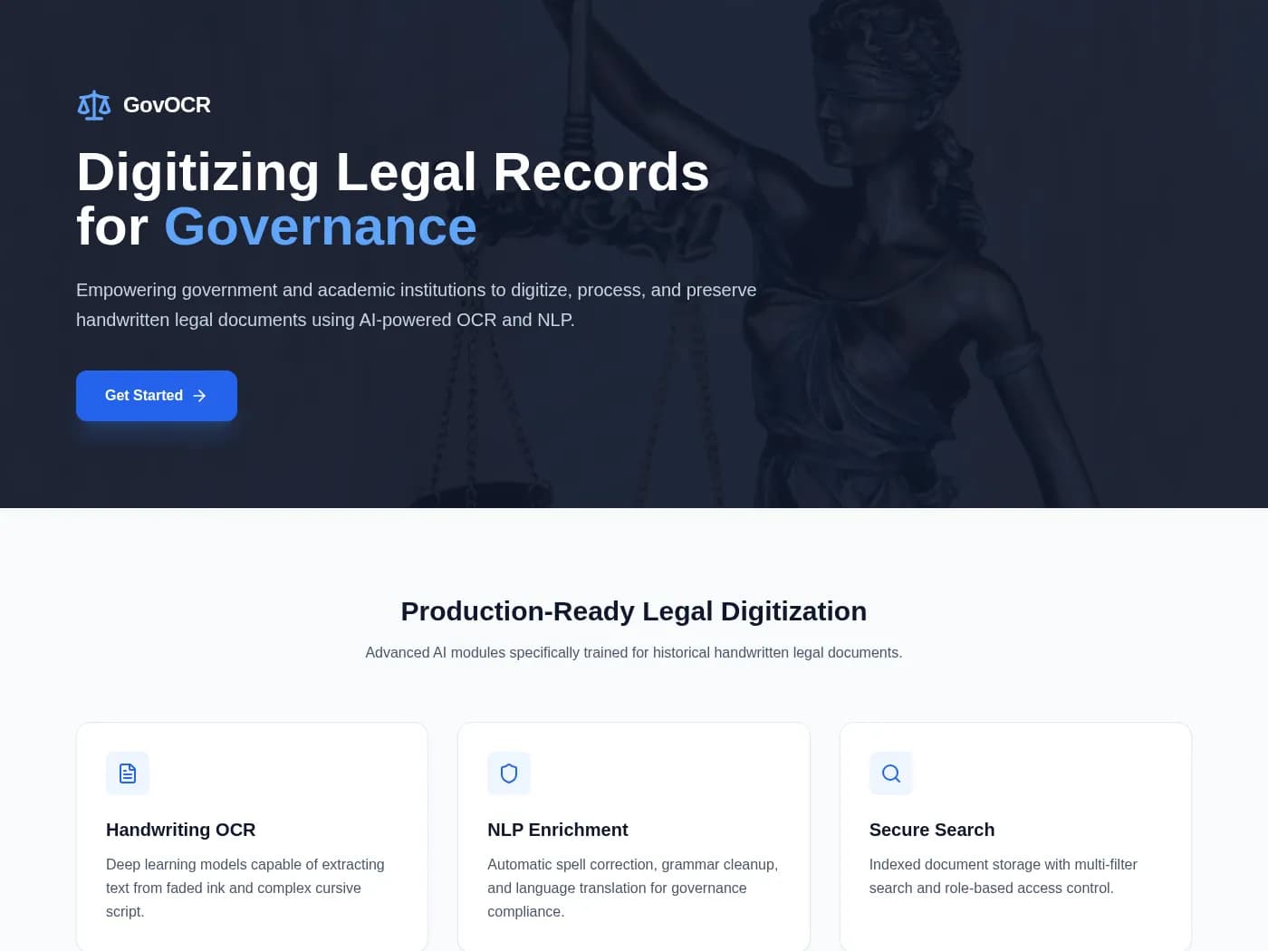 GovOCR Legal Records System