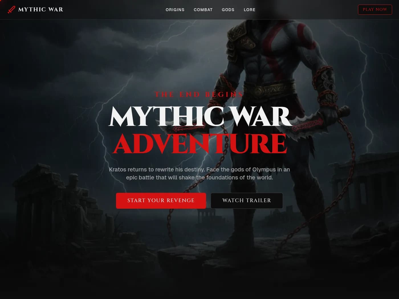 Mythic War Adventure