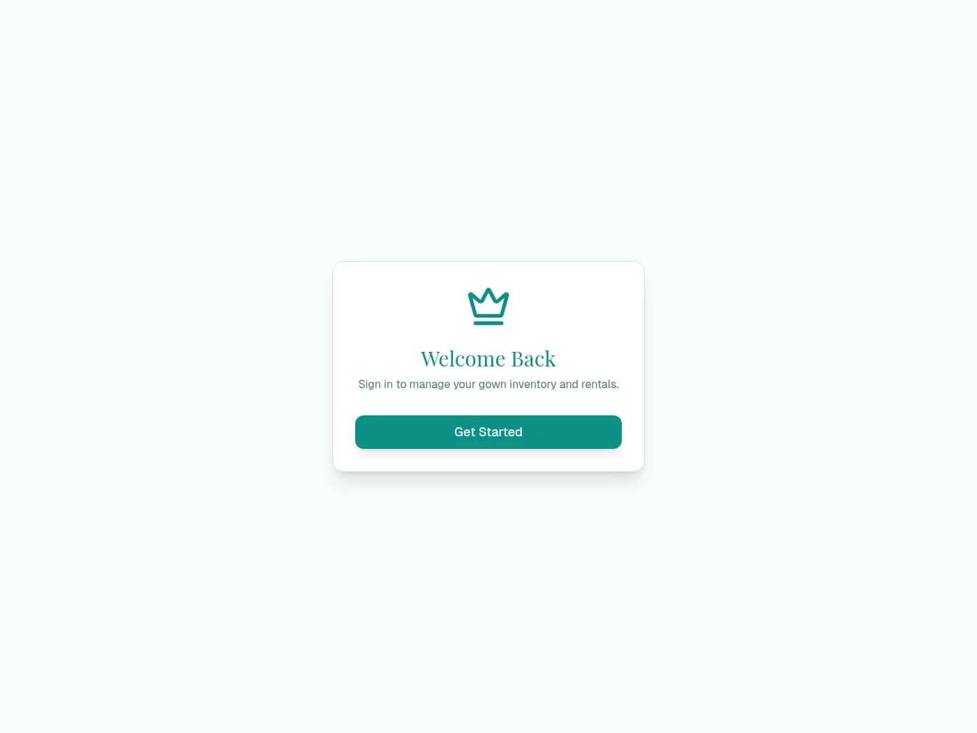 Gown Rental Admin App