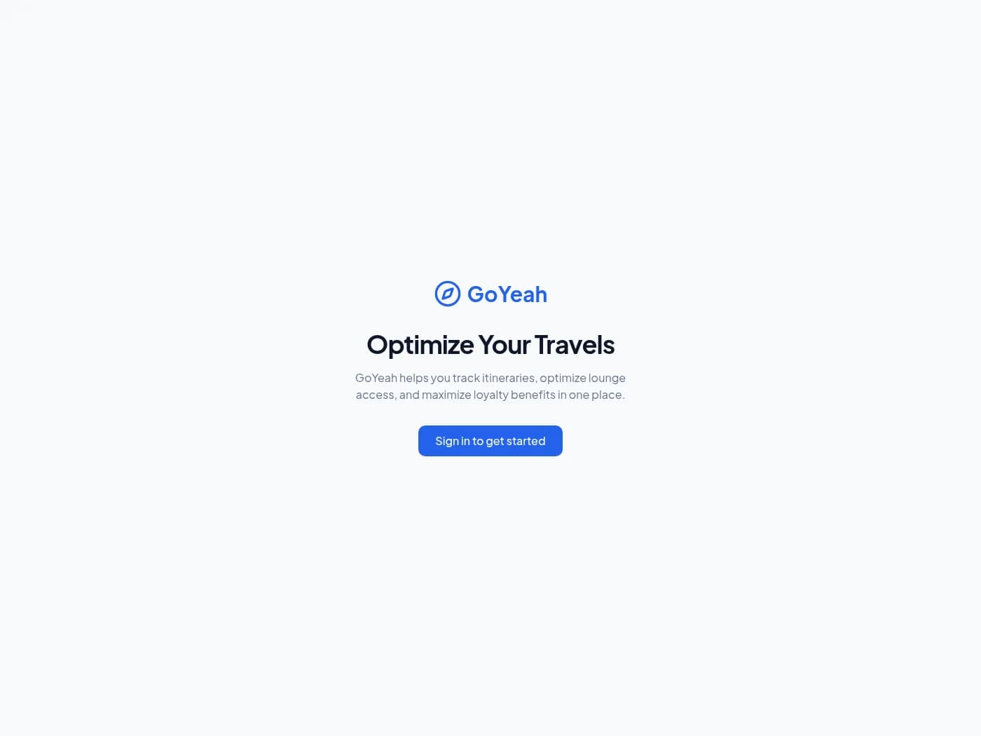 GoYeah Travel Optimizer