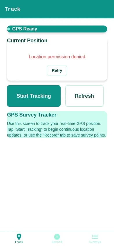 GPS Survey Tracker