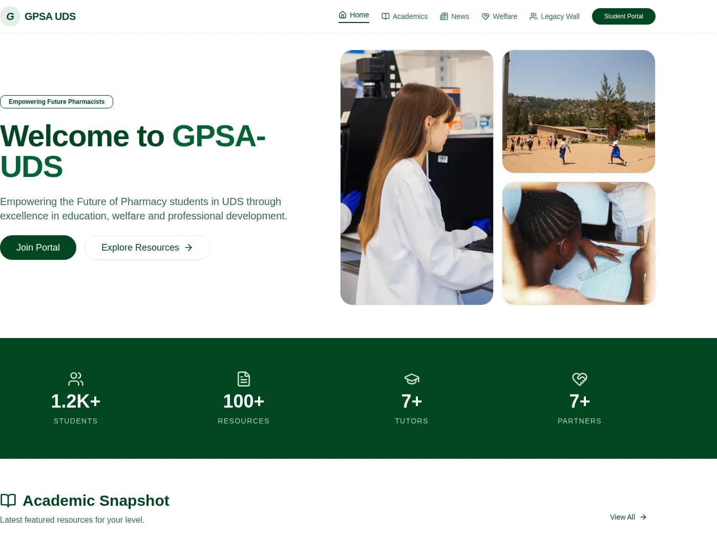 GPSA UDS Vibe Portal