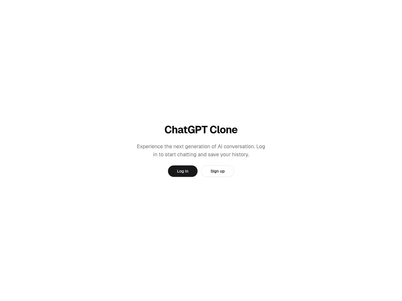 GPT Chat Clone