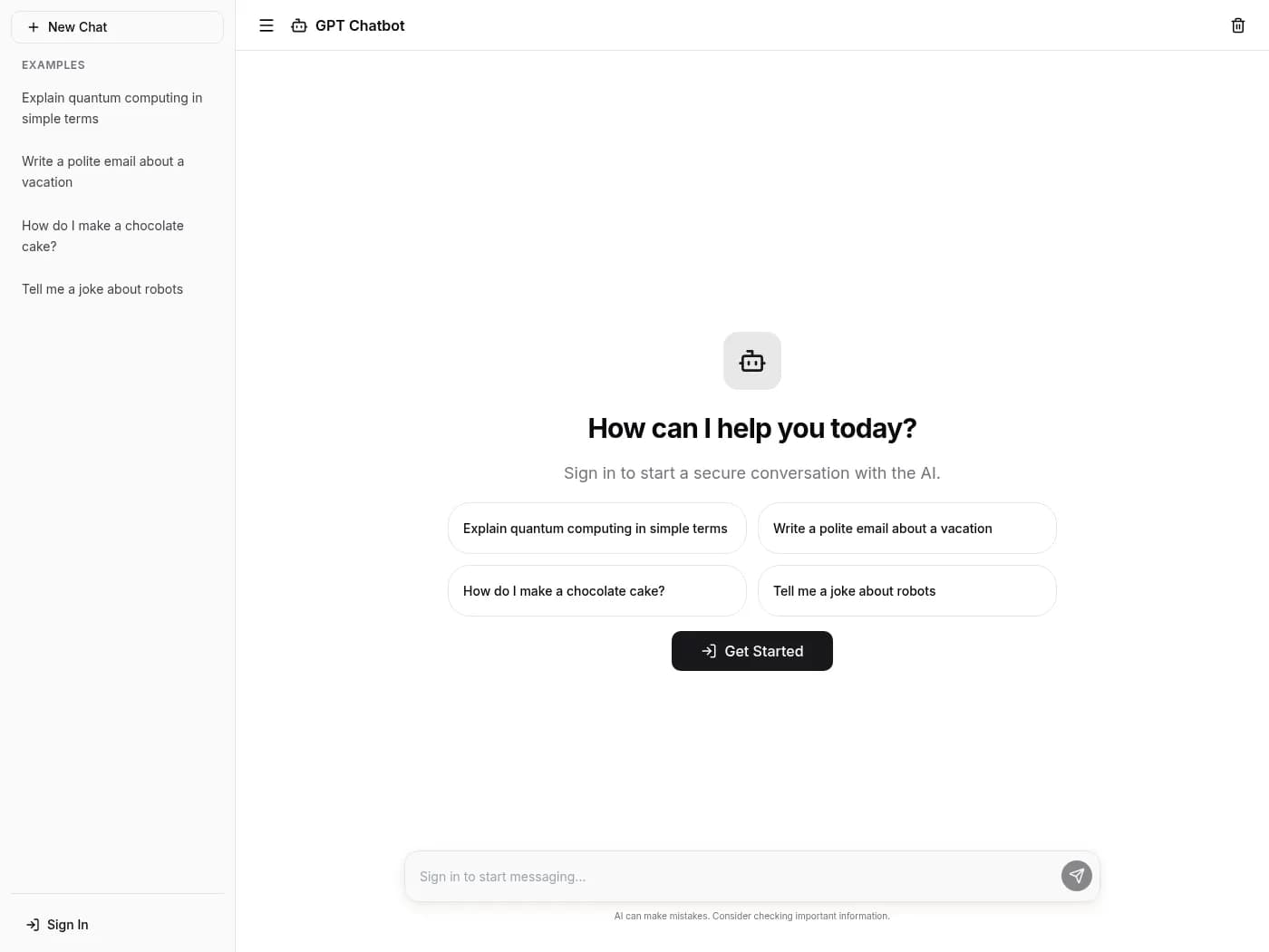 GPT Chatbot