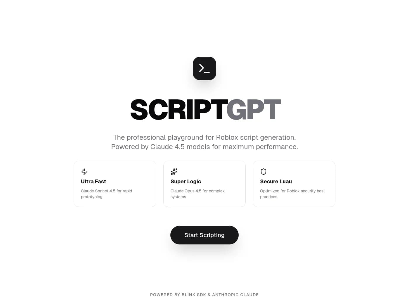 ScriptGPT Playground