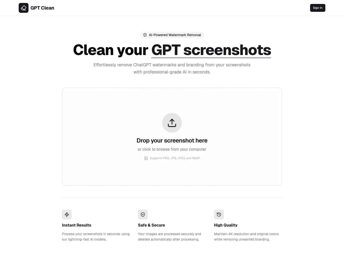 ChatGPT Watermark Remover