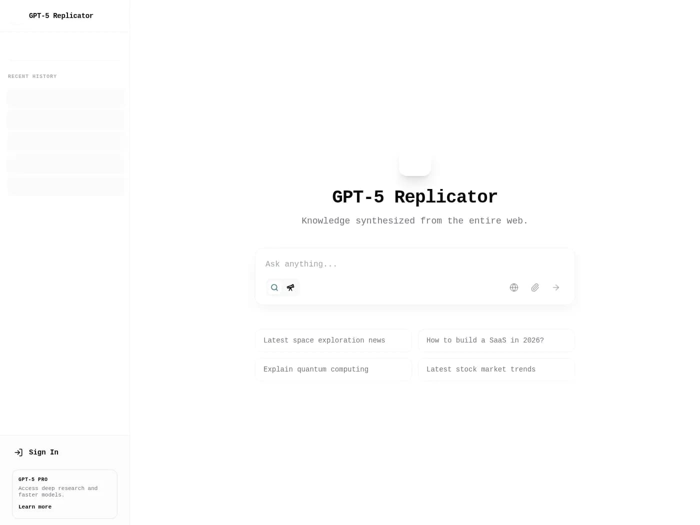 GPT-5 Chat Replicator