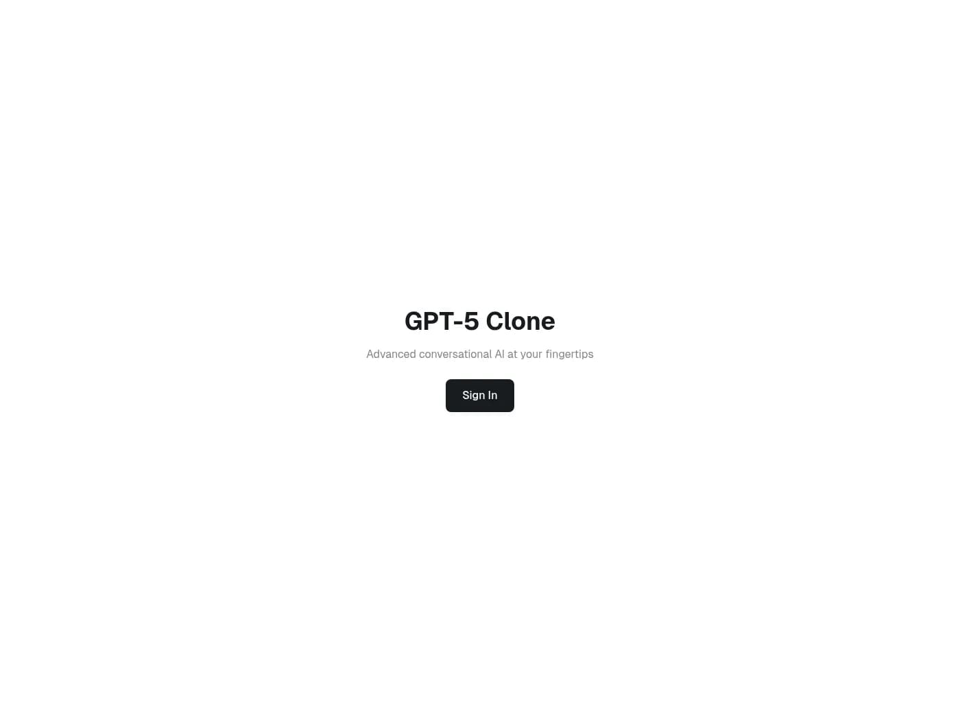 GPT-5 Clone