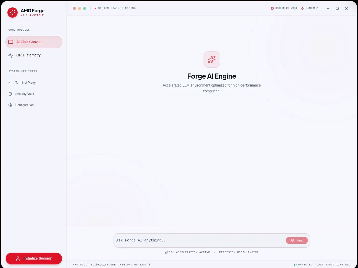 GPU LLM Desktop Chat
