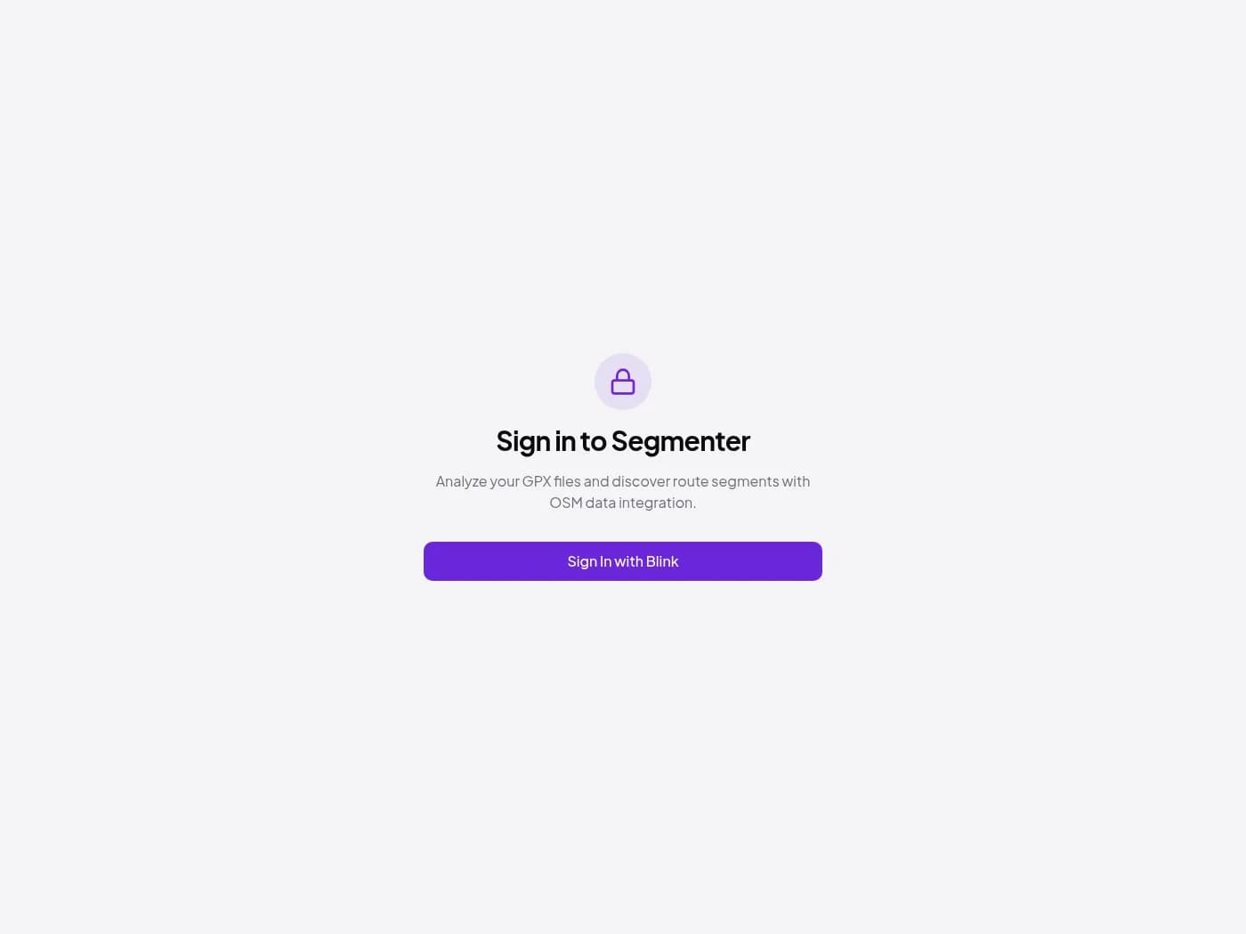 GPX Route Segmenter