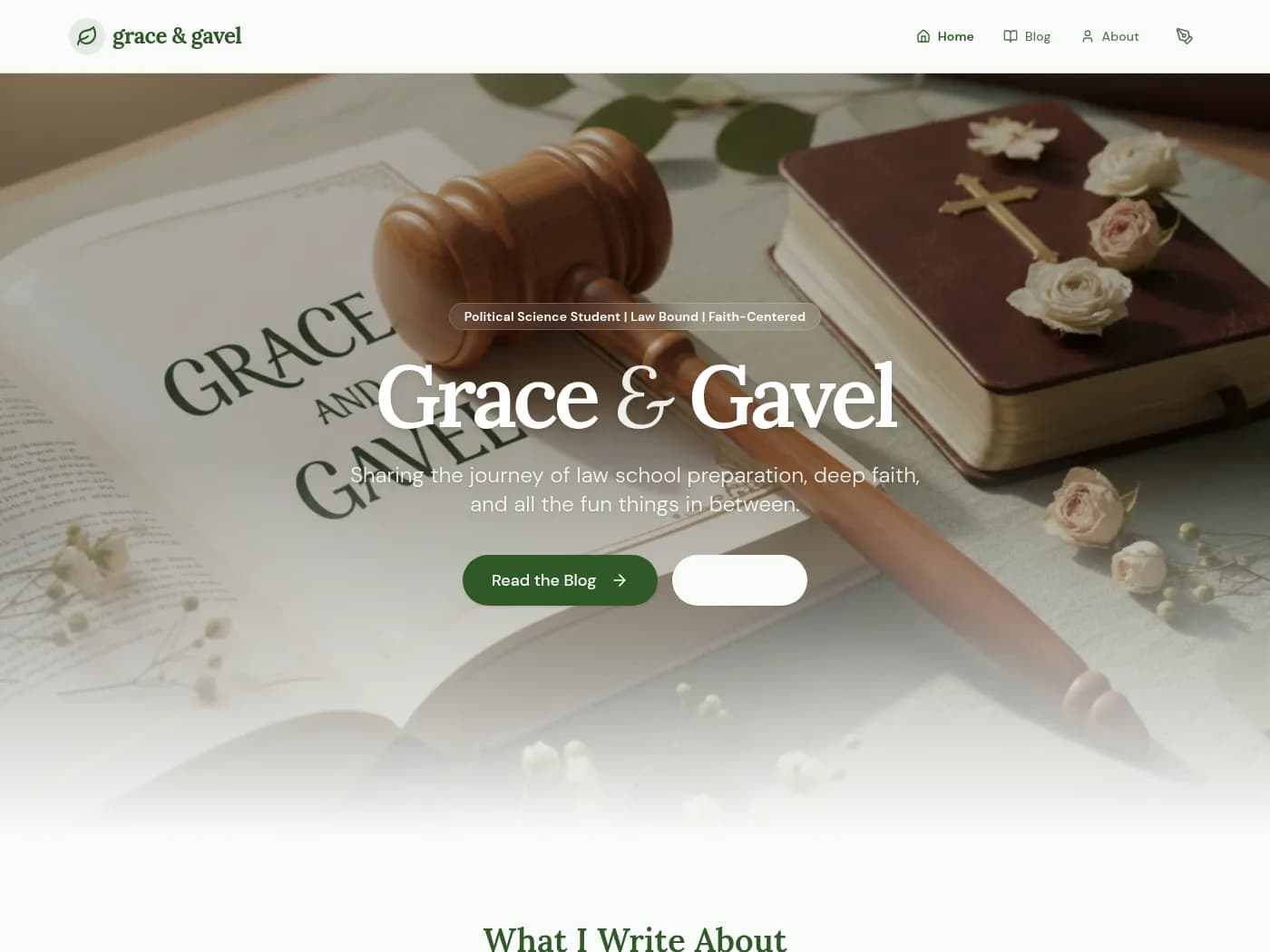 Grace and Gavel Blog