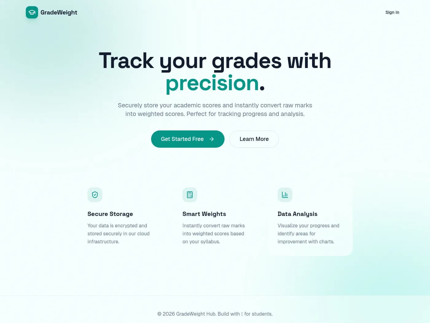 GradeWeight Hub