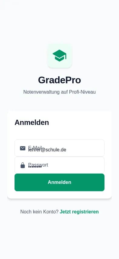 GradePro Notenverwaltung