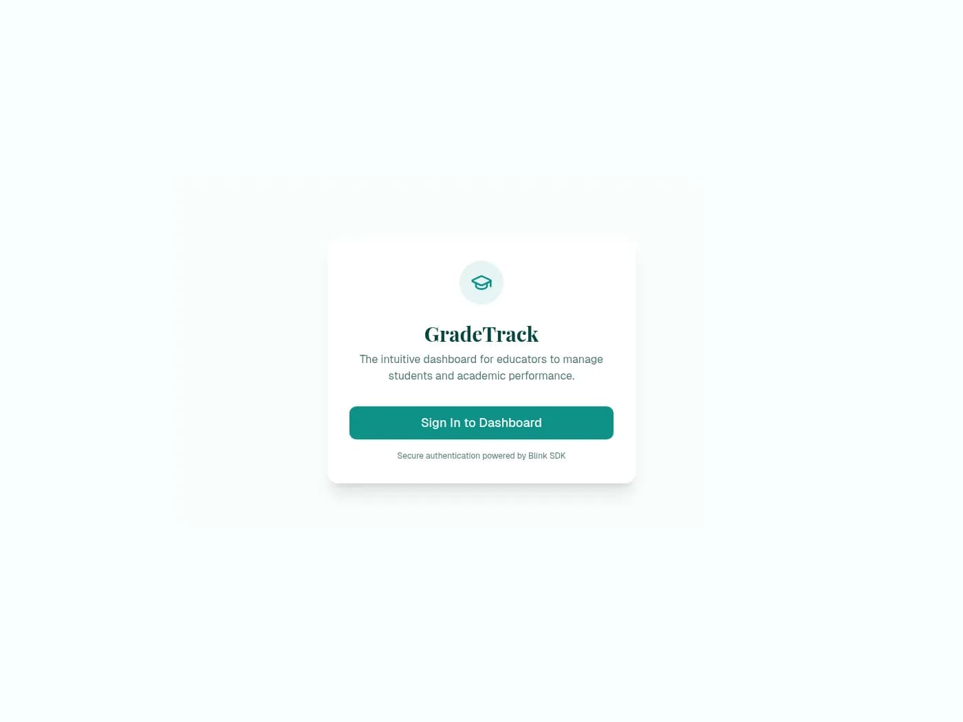 GradeTrack Dashboard