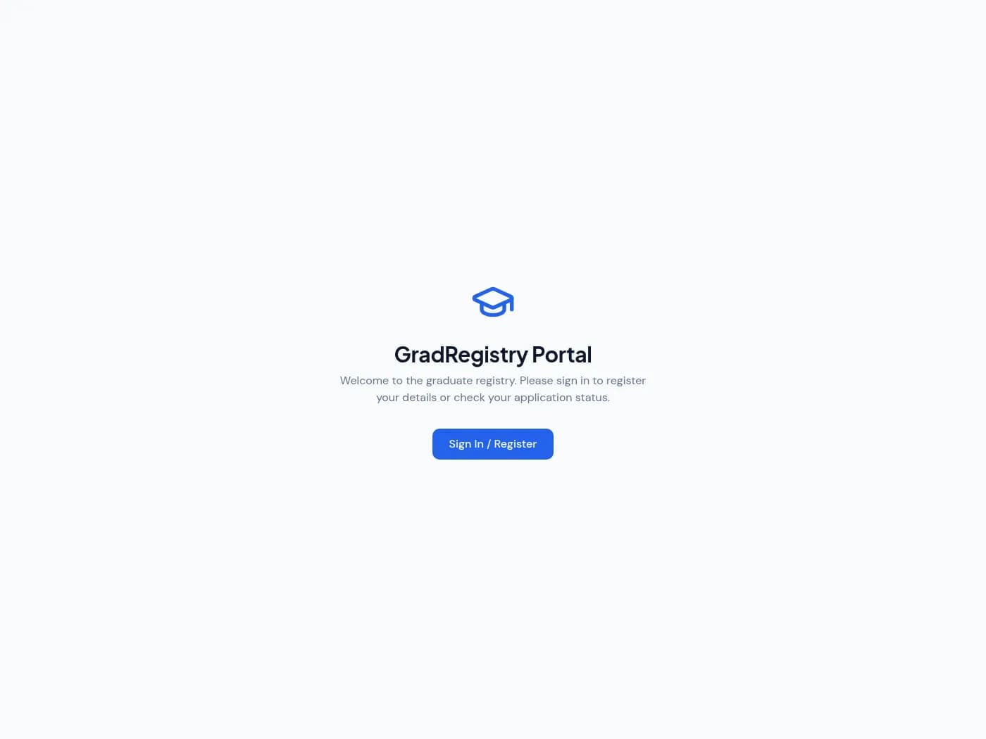 Graduate Registry Portal