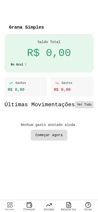 Grana Simples App