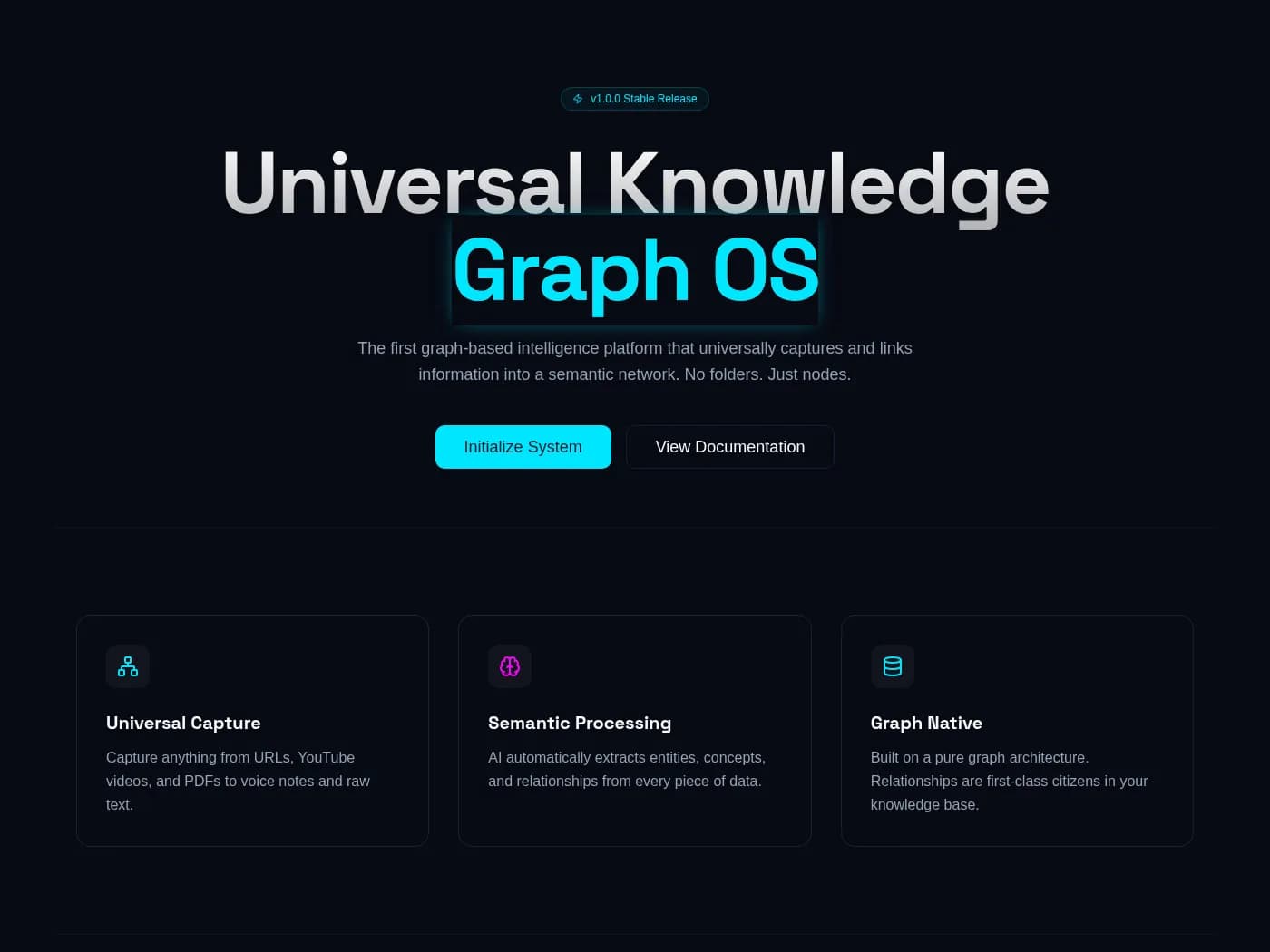 Knowledge Graph OS